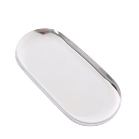 Plat Ovale Inox PM - Kitchenart.ma | Livraison partout au Maroc