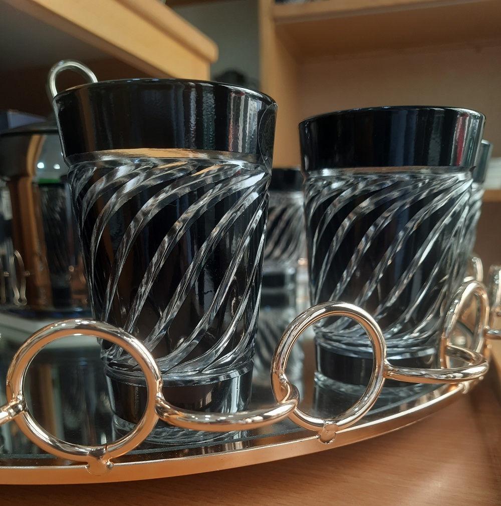 6 Verres à thé Vague 360 - Kitchenart.ma | Livraison au Maroc
